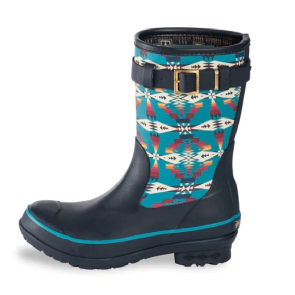 Pendleton | Shoes | Pendleton Heritage Tucson Short Rain Boot Turquoise ...